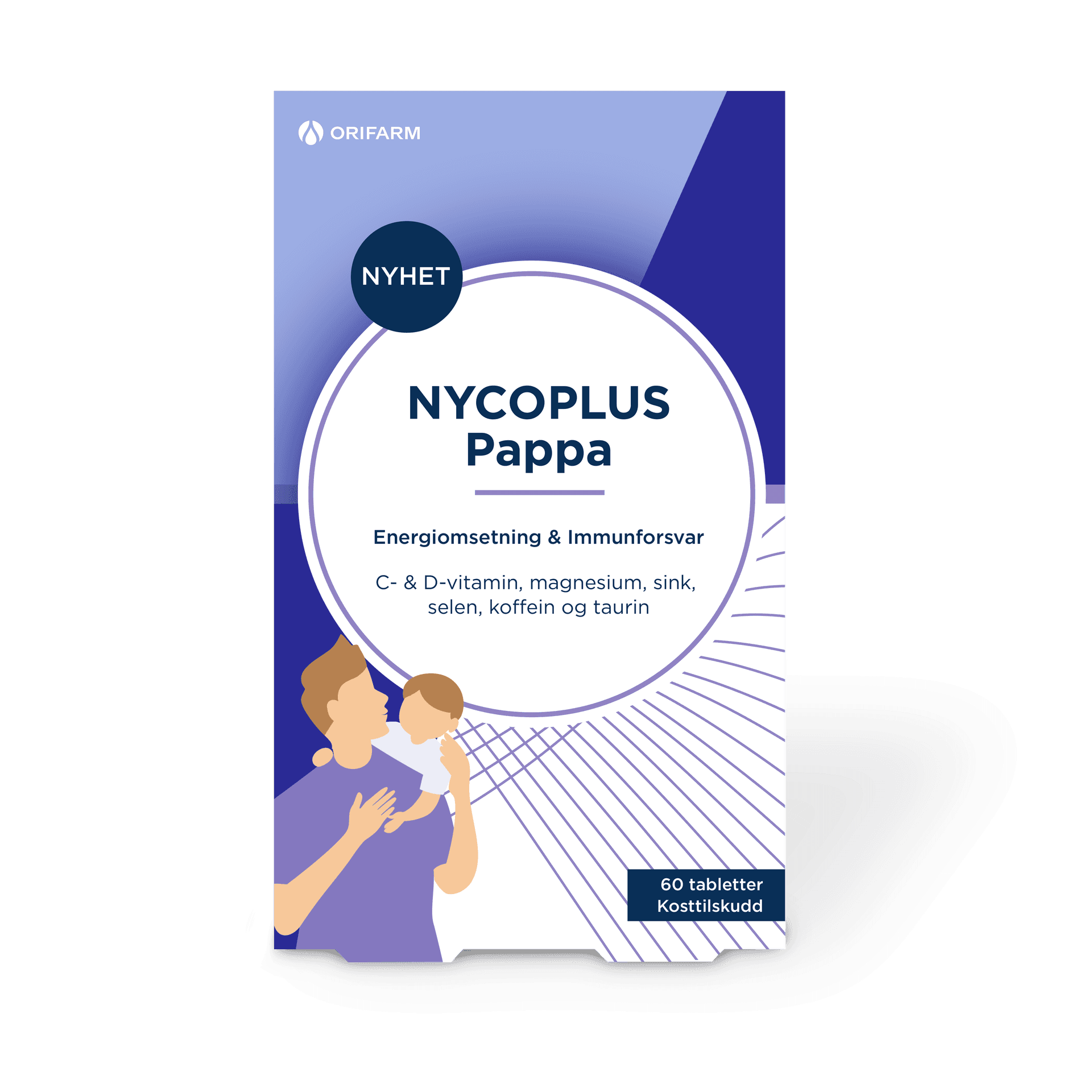 Nycoplus | Kosttilskudd for pappaer med fokus på energi og immunforsvar
